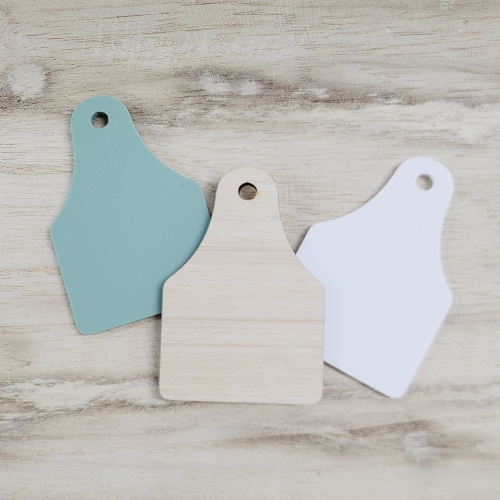 Cattle / Cow Tag — Laser Cut Blanks