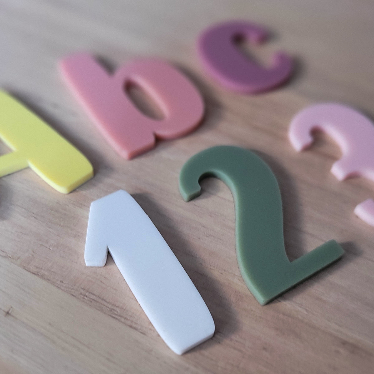 Letters + Numbers - Rounded Bold — Laser Cut Blanks