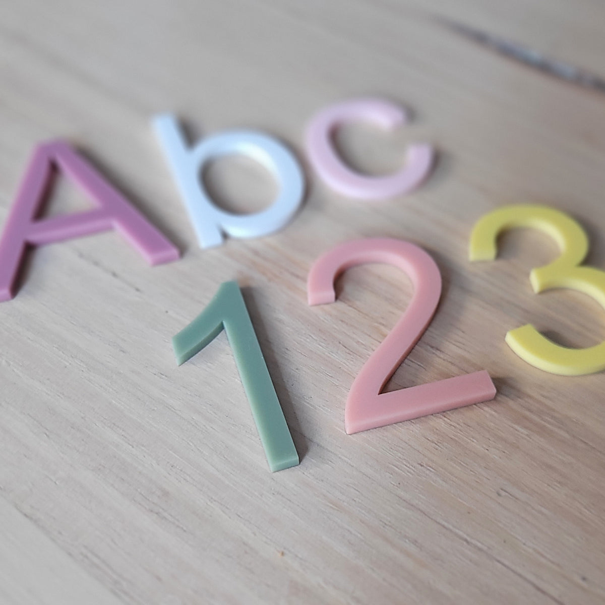 Letters + Numbers - Block — Laser Cut Blanks
