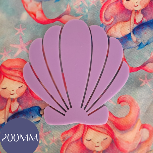 Acrylic Clam Shell - 200mm — Laser Cut Blanks
