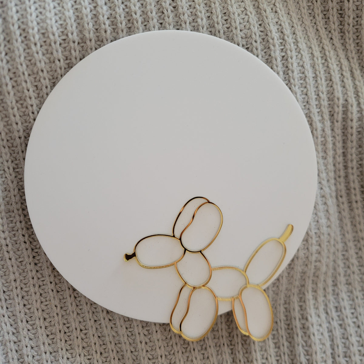 3D Balloon Dog Plaque — Laser Cut Blanks