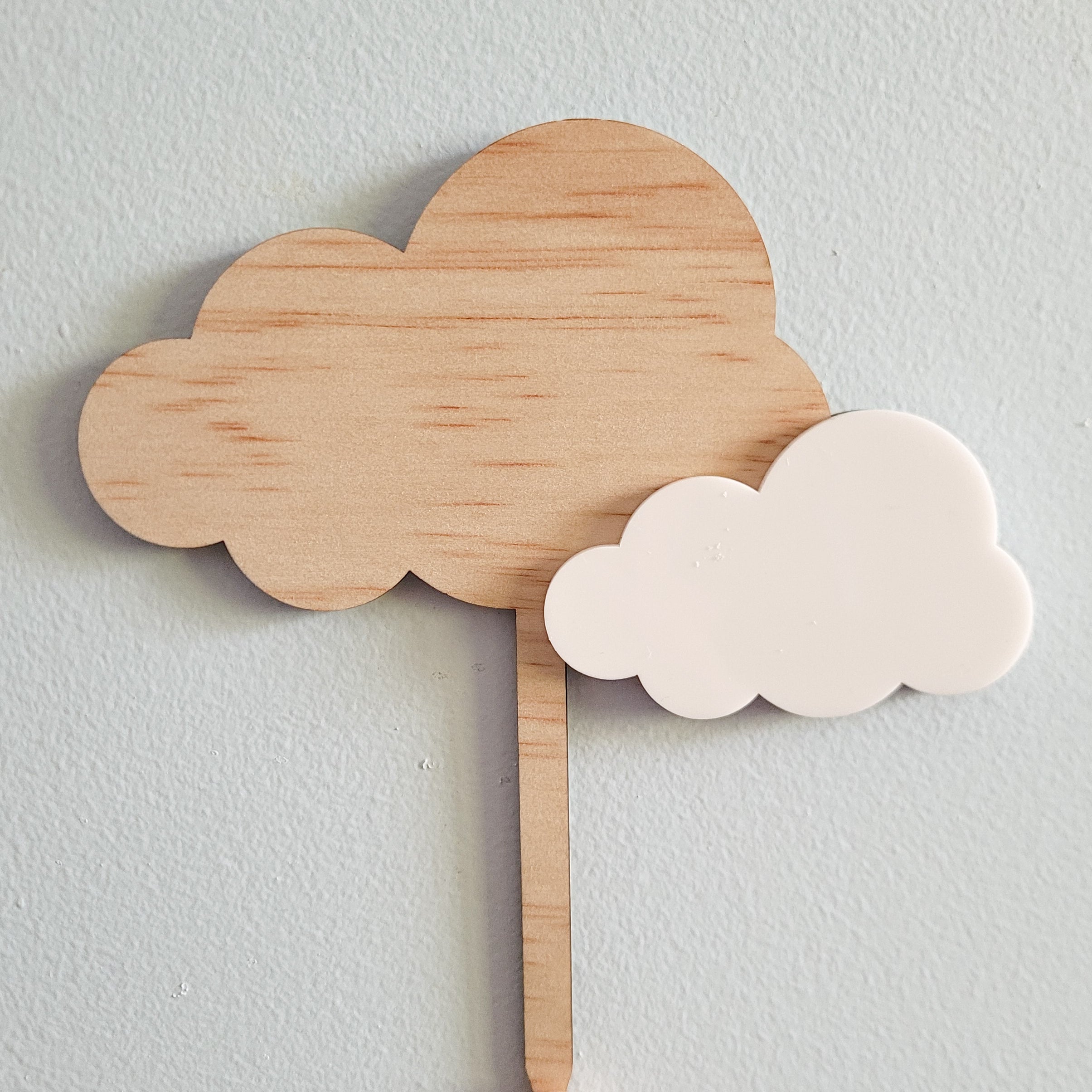 Cloud (double layer) - Cake Topper — Laser Cut Blanks