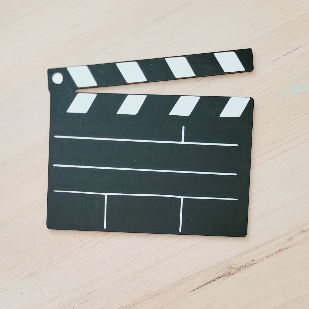 Movie Clapper (SVG included) — Laser Cut Blanks