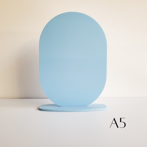 A5 Acrylic Oval Sign + Base — Laser Cut Blanks