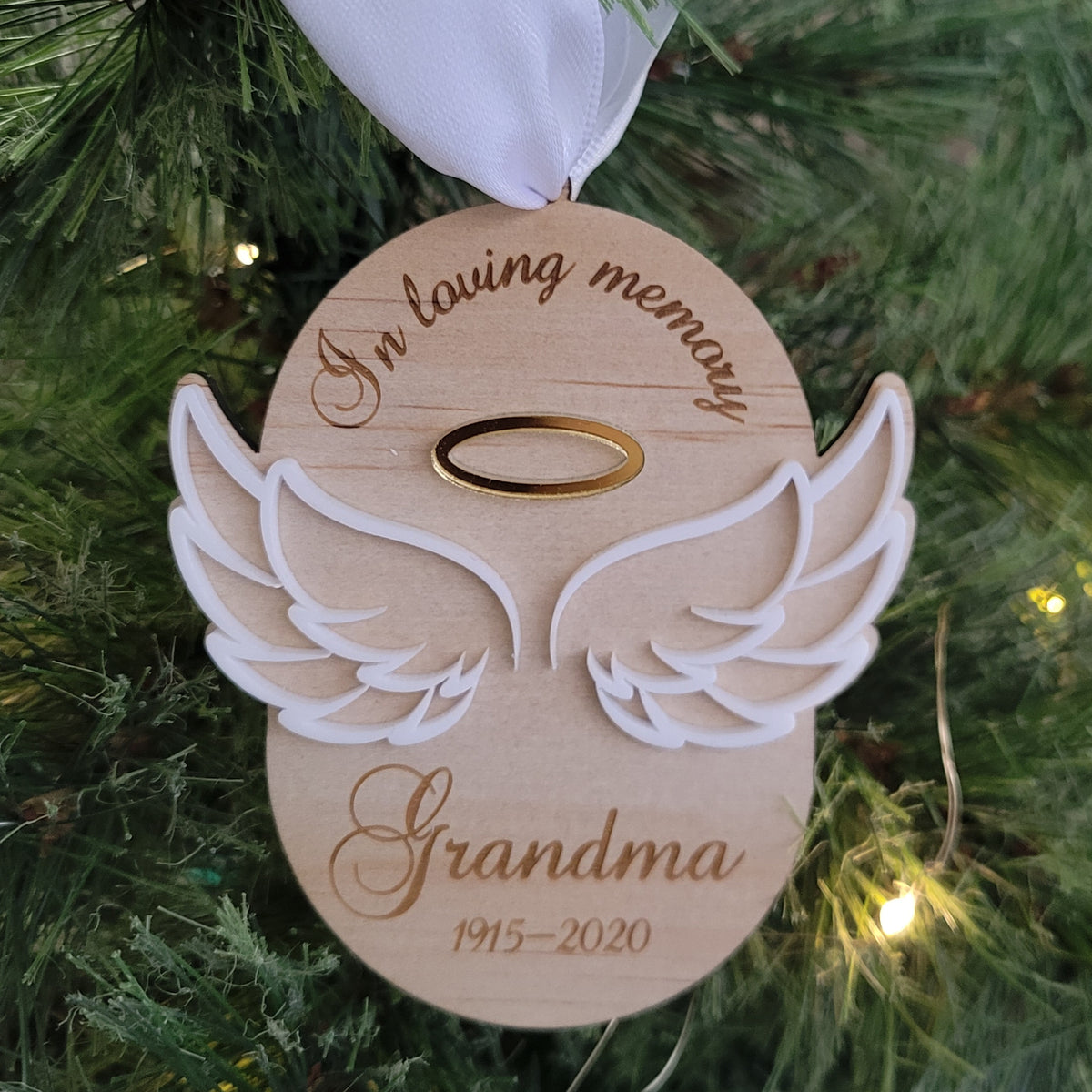 Memorial Ornament - ENGRAVED — Laser Cut Blanks