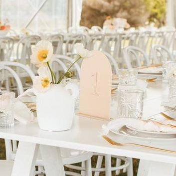 Arch Table Sign | Table Number - A5 Size — Laser Cut Blanks