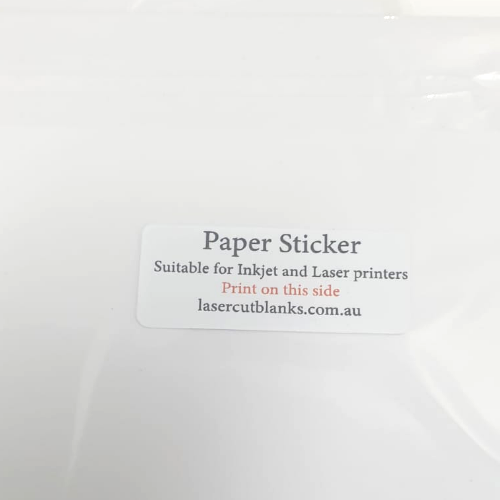Sticker Paper – Laser Cut Blanks