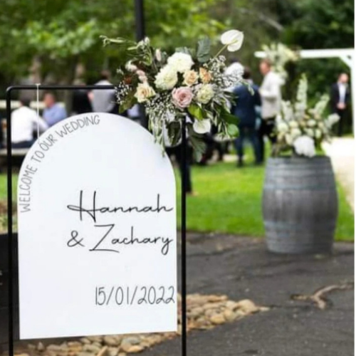 A1 Acrylic Arch Sign – Laser Cut Blanks