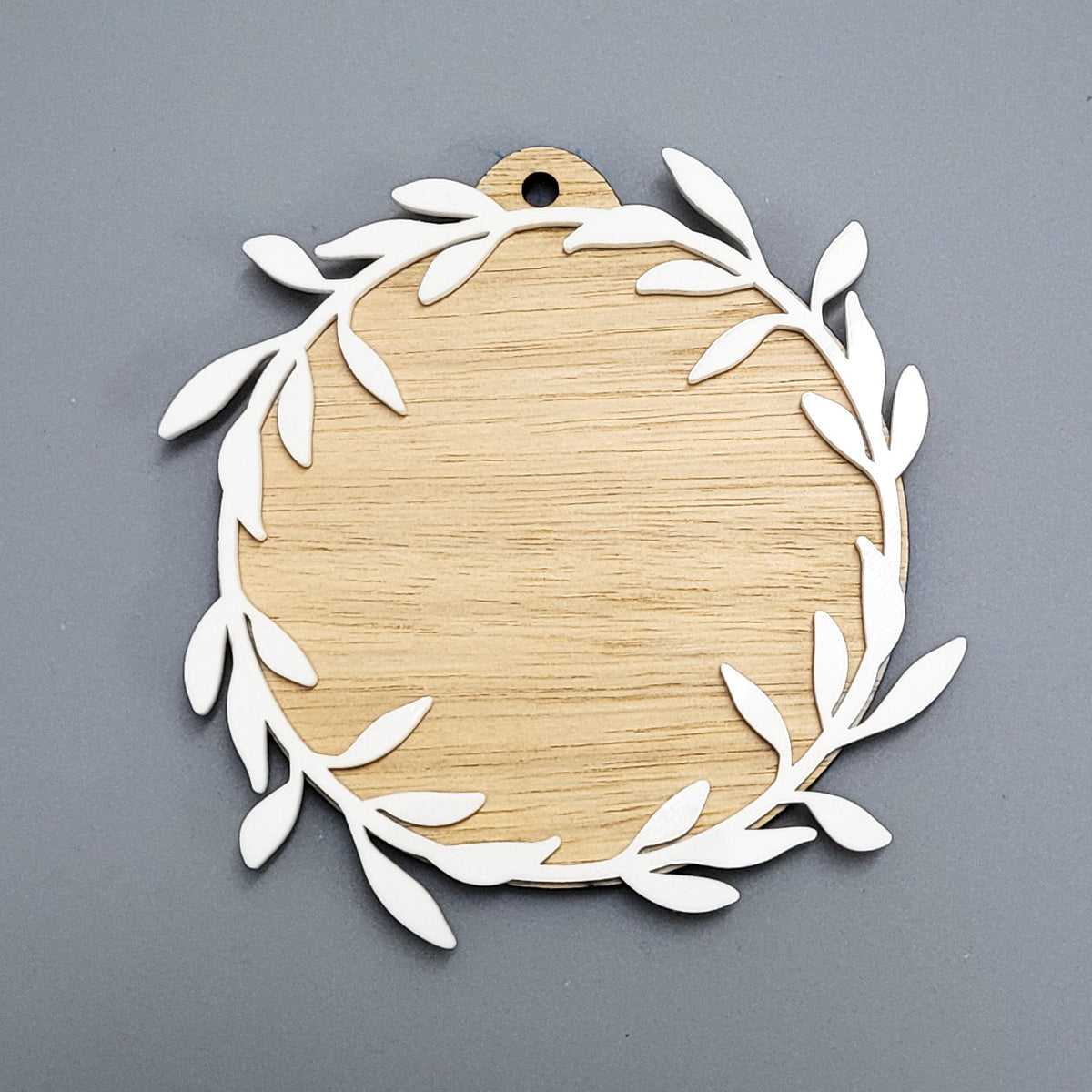 Wreath Tag - Double Layer — Laser Cut Blanks