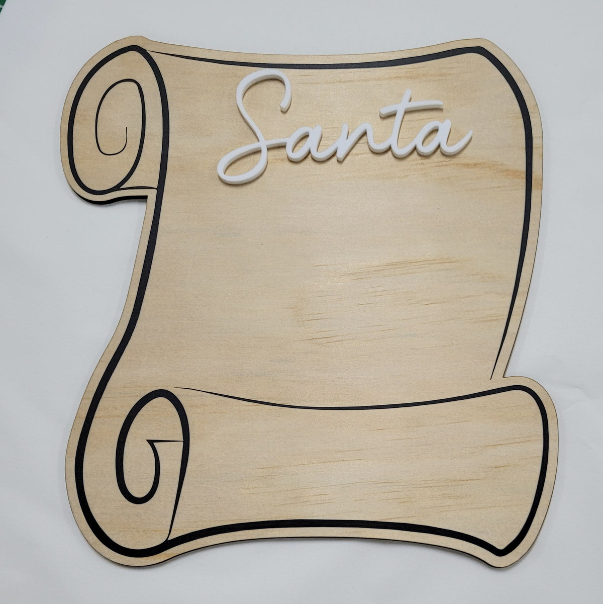 Santa Scroll — Laser Cut Blanks