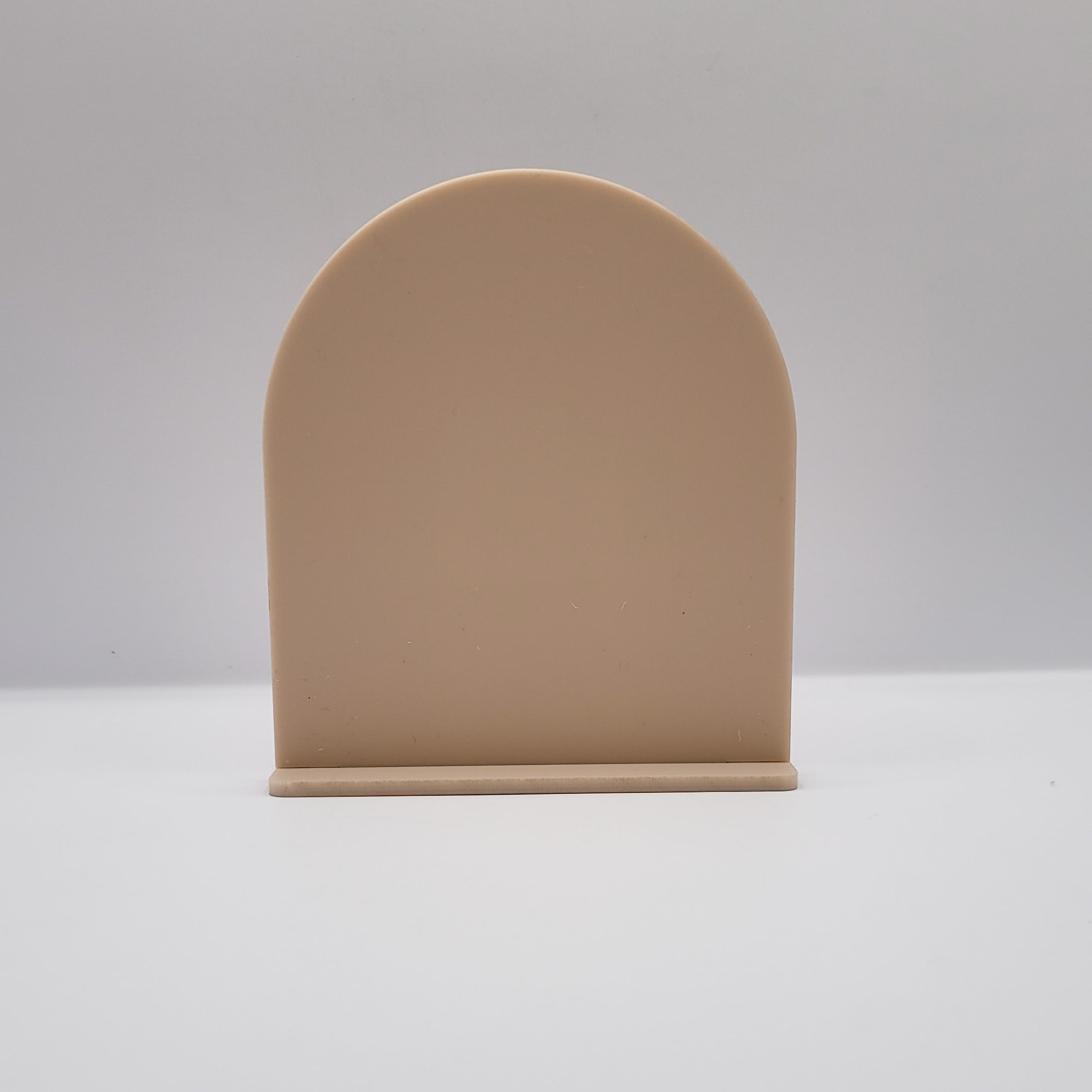 Small - Acrylic Arch Sign + Base (100mm x 112mm) — Laser Cut Blanks