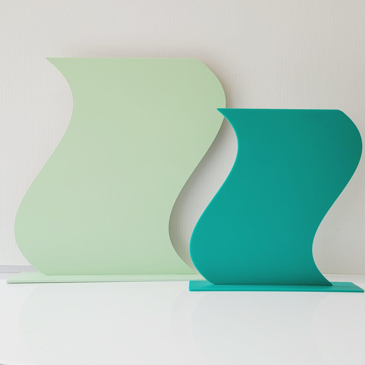 Acrylic Squiggle Sign + Base - Large — Laser Cut Blanks