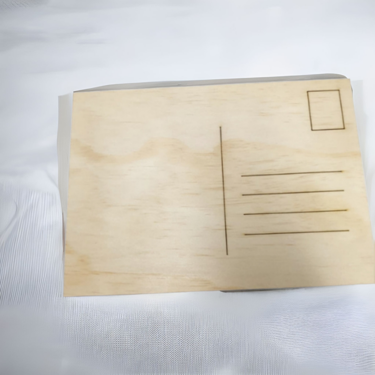 Plywood Postcard — Laser Cut Blanks