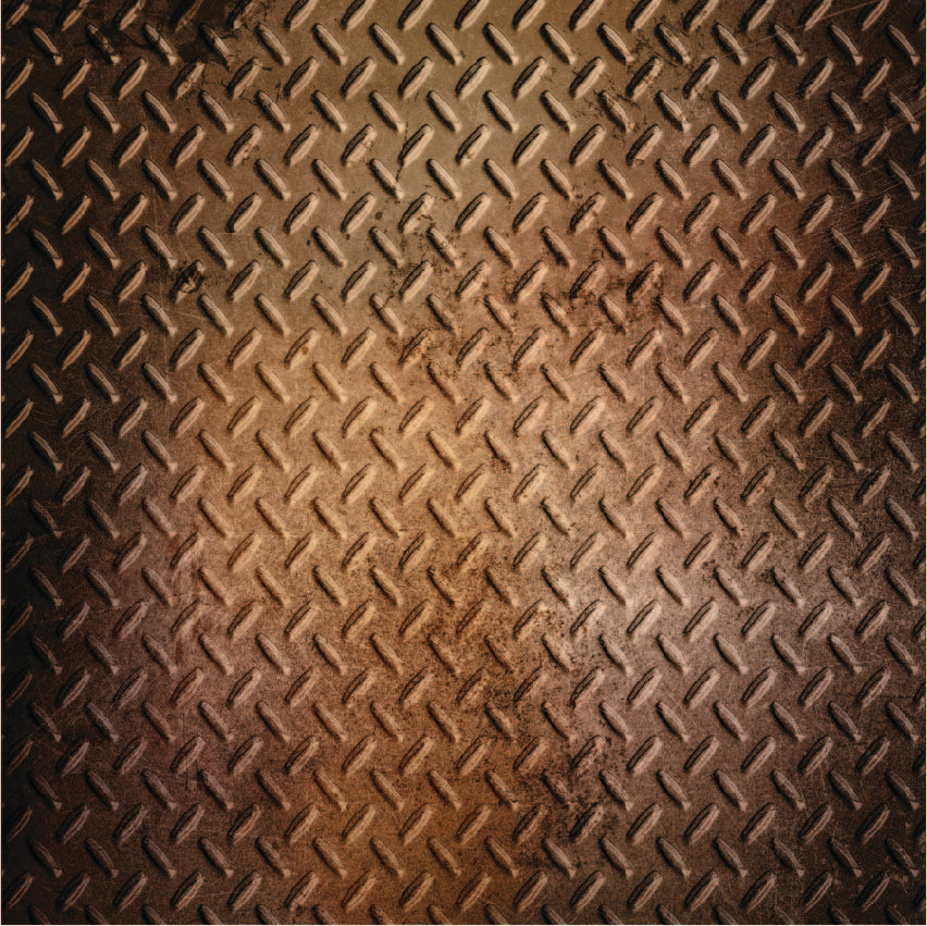 Rusty Checker Plate – Laser Cut Blanks